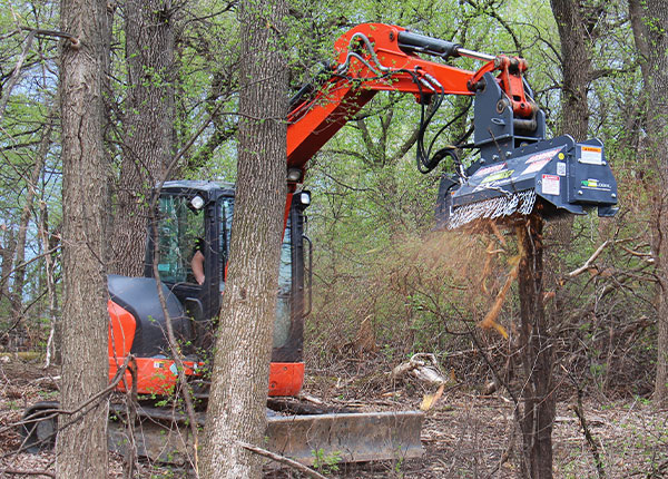 Excavator Mulching Heads - Loftness
